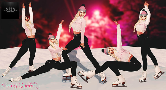 Second Life Marketplace - Ana Boutique Skating Queen (bento)